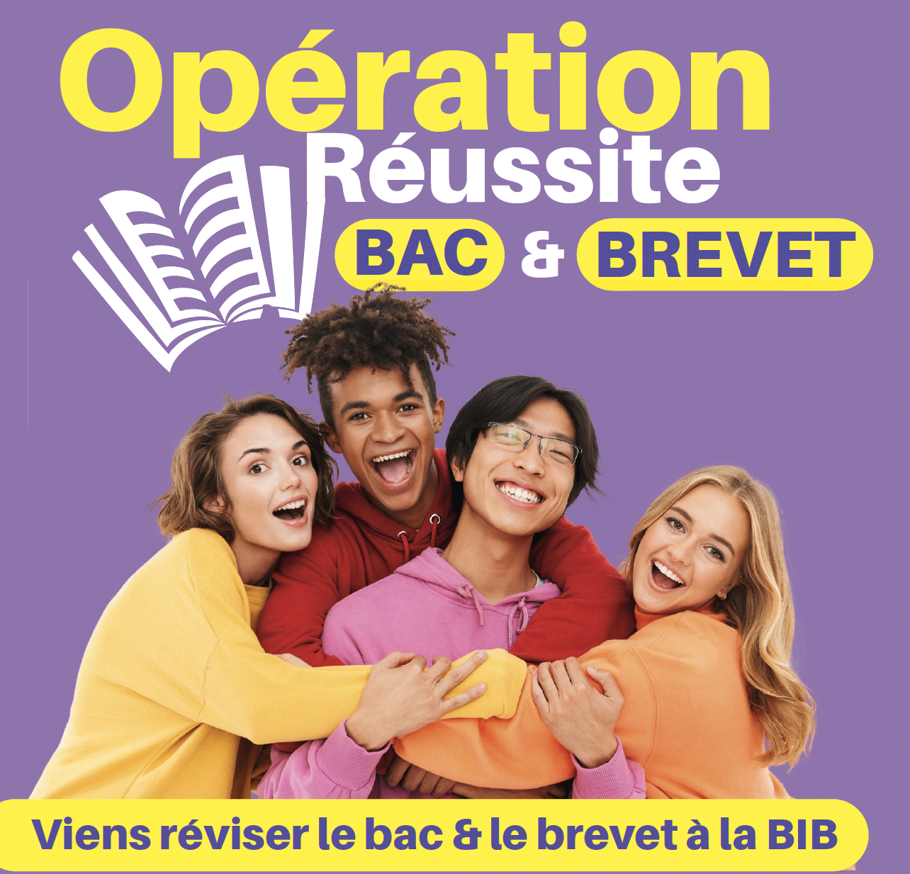 Viens réviser le bac et le brevet à la Bib - Clichy-sous-Bois